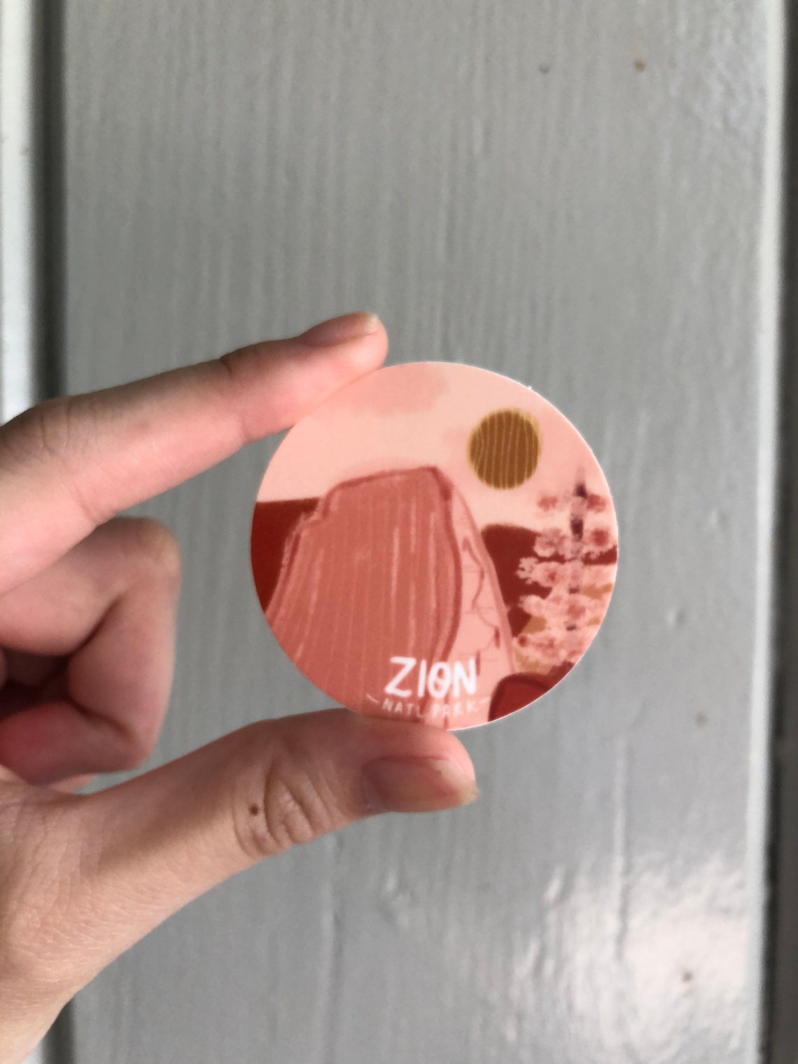 Zion National Park Angels Landing Inspired Sticker Utah I - Etsy