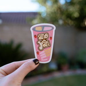 Ano Ba Yan Asian Childhood Snack Glossy Waterproof Sticker I Punny I ...