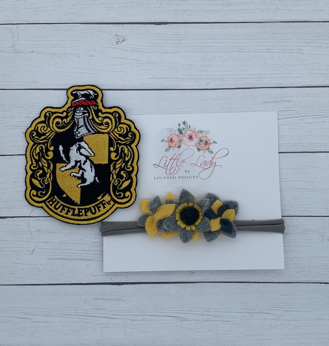Harry Potter Inspired, Hufflepuff Newborn & Toddler Headband, Photo ...