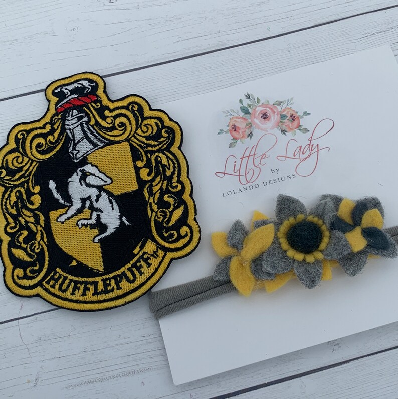 Harry Potter Inspired, Hufflepuff Newborn & Toddler Headband, Photo ...