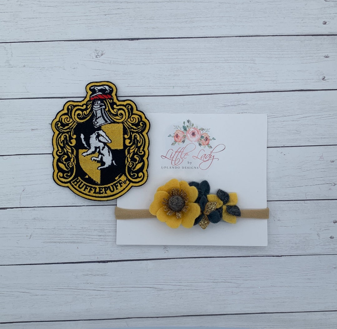 Harry Potter Inspired, Hufflepuff Newborn & Toddler Headband, Photo ...