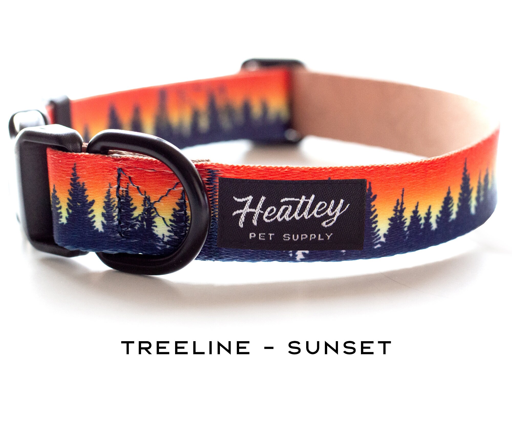 Treeline Dog Collar Trees Forest Nature Outdoors - Etsy