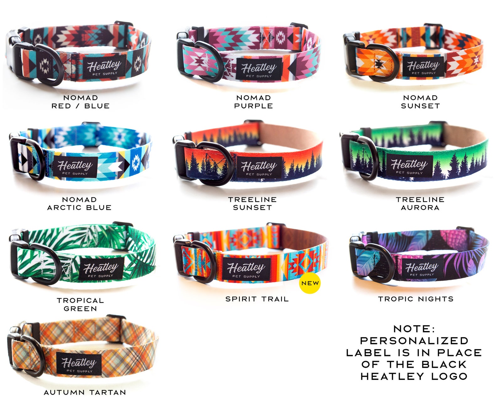 Personalized Dog Collar Customized Personalize Custom | Etsy