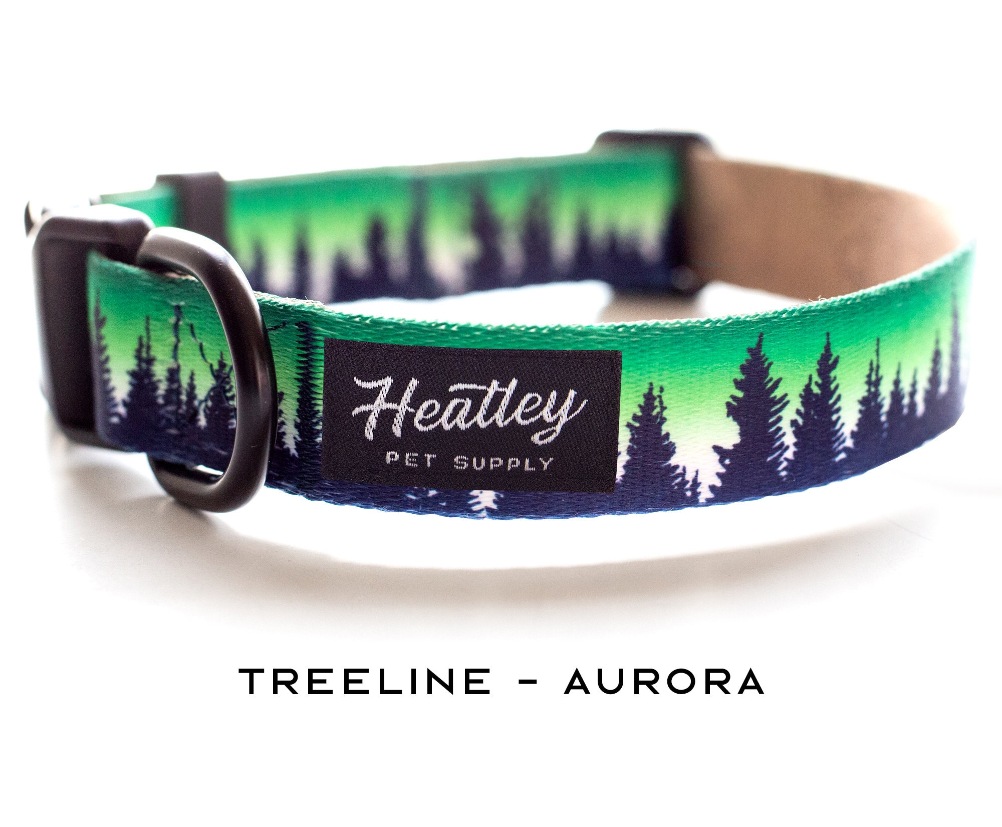 Treeline Dog Collar Trees Forest Nature Outdoors - Etsy