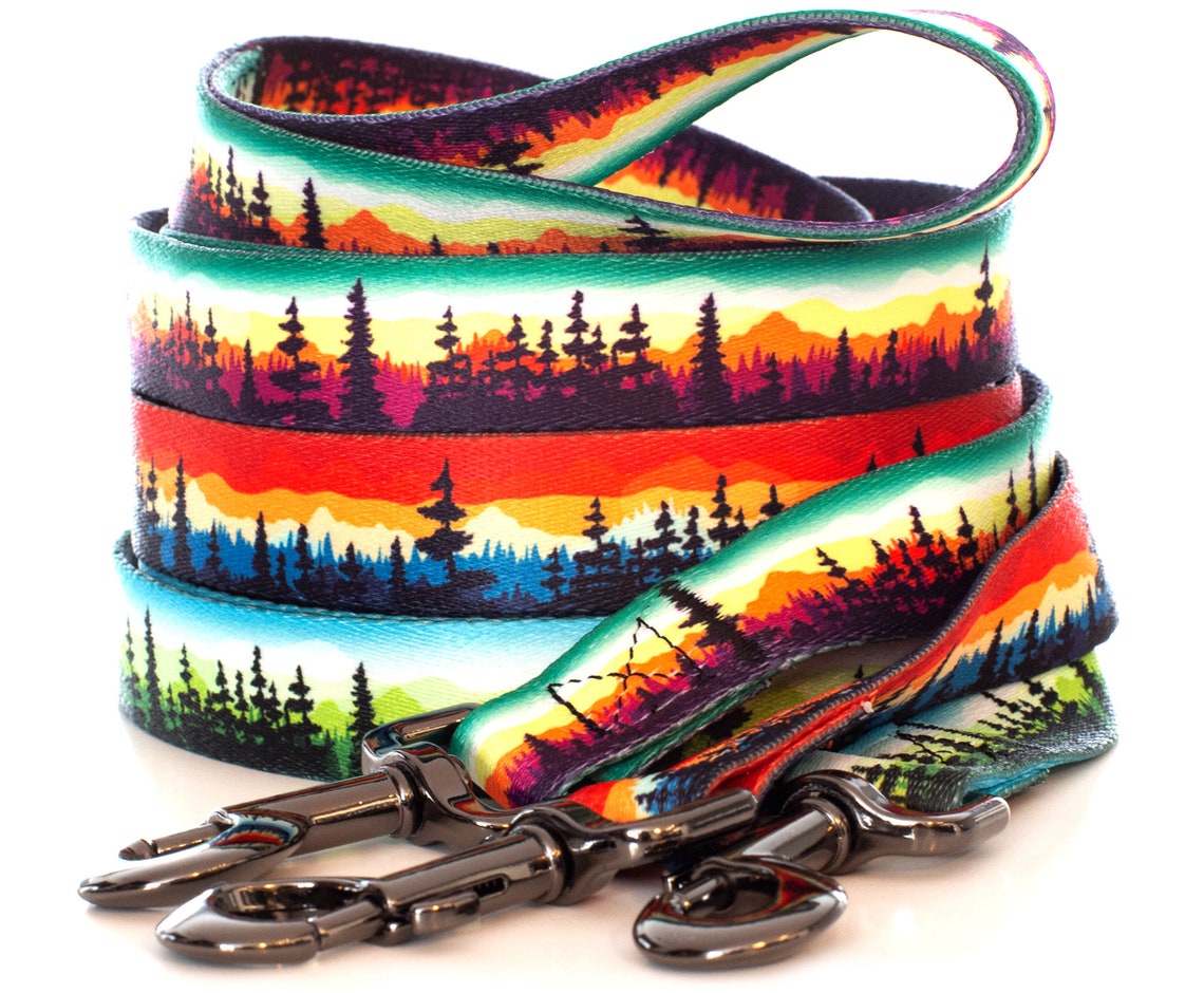 Forest Dog Leash Trees Nature Treeline - Etsy