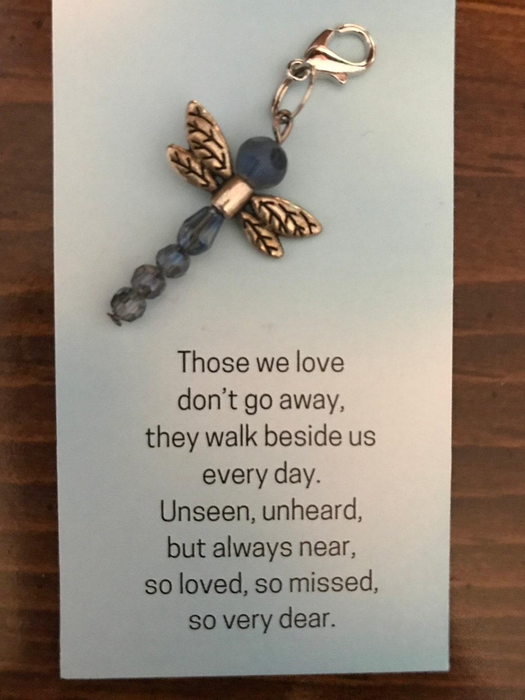 Dragonfly Blue Guardian Angel - Etsy