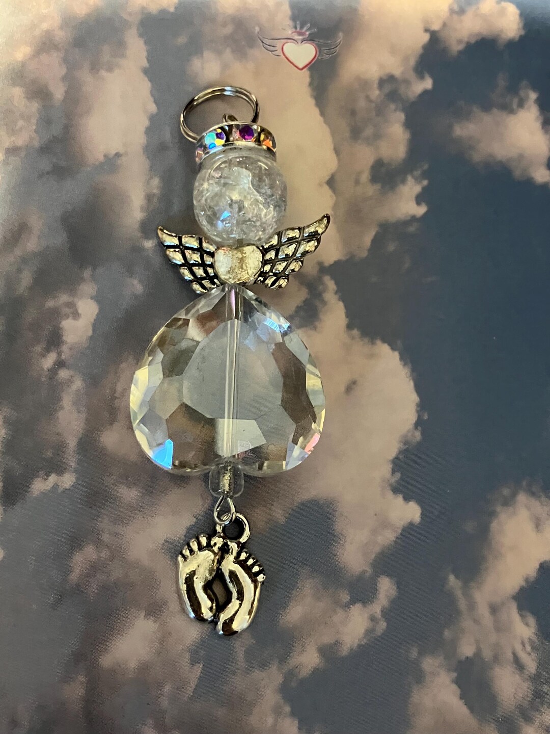 Baby Feet Loss SIDS Guardian Angel Charm Zipper Pull - Etsy