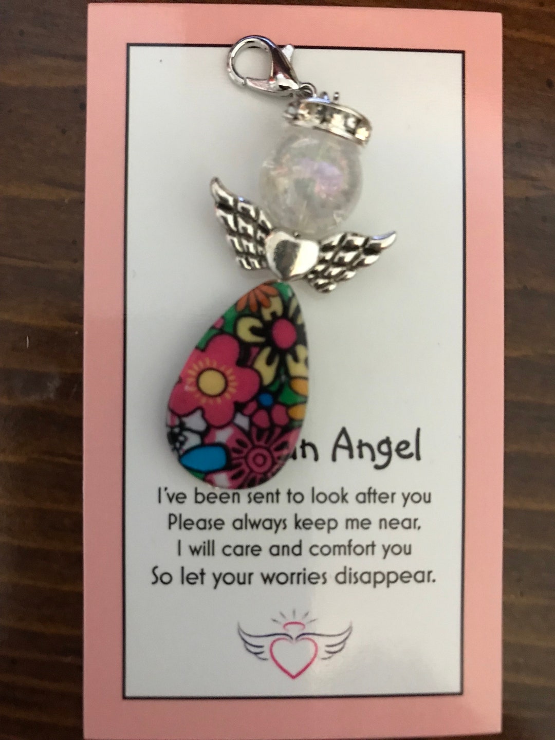 Flower Power Hippie Tear Drop Guardian Angel Zipper Pull - Etsy
