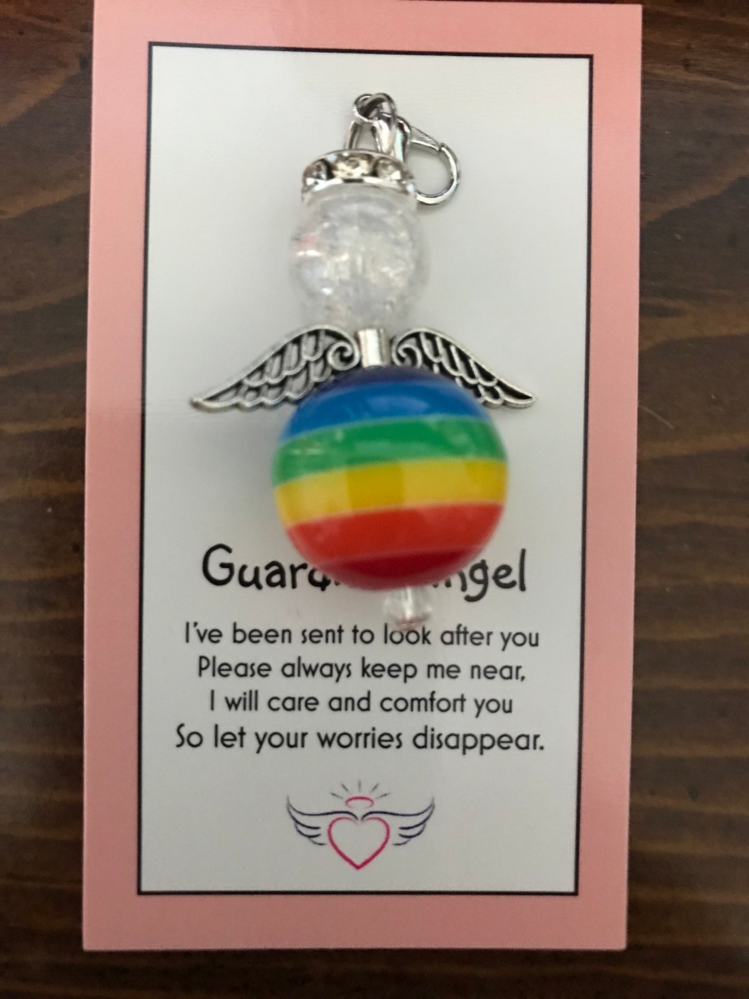 Rainbow Pride Guardian Angel - Etsy