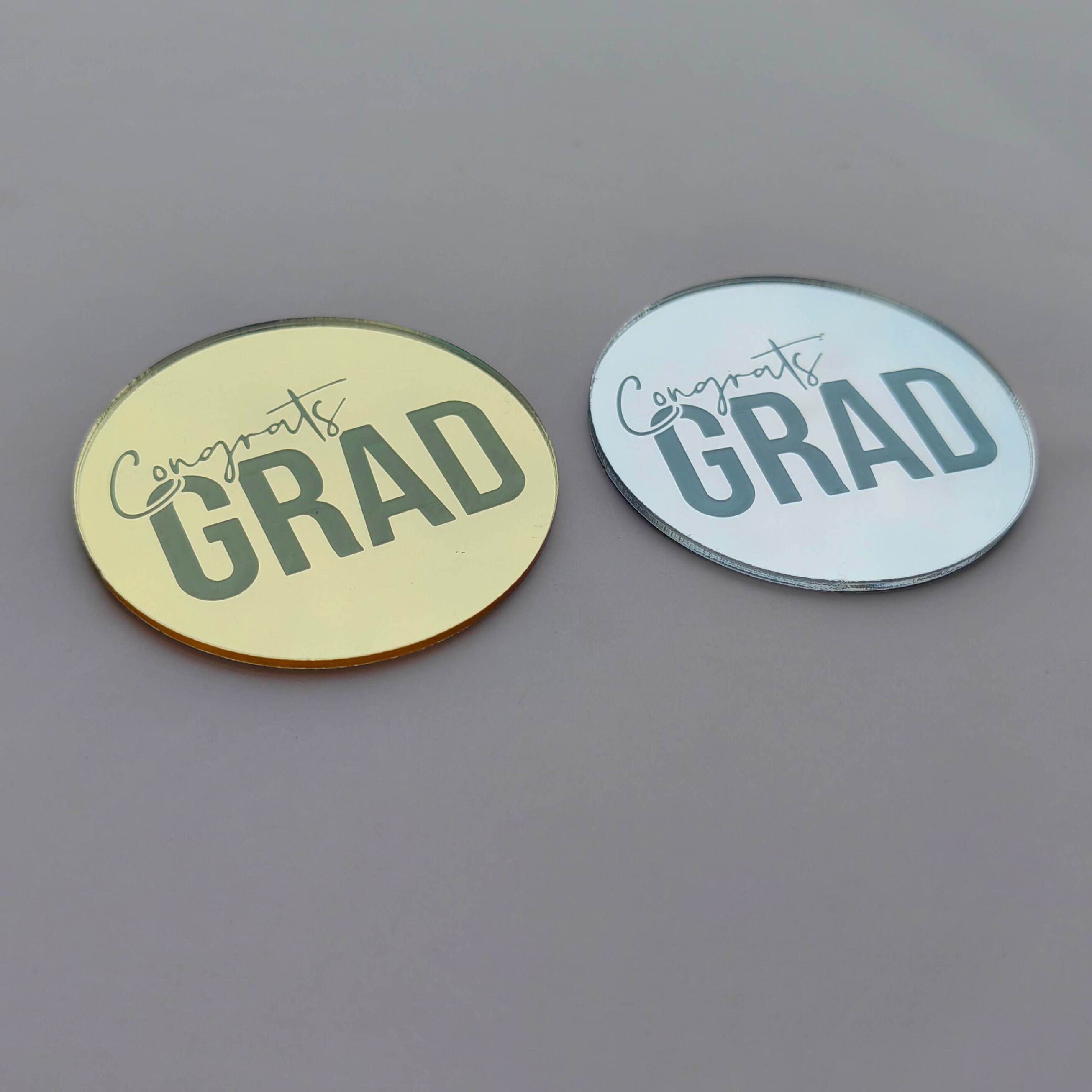 Cheers to Success: Congratulations Cupcake Toppers Acrylic Cupcake ...