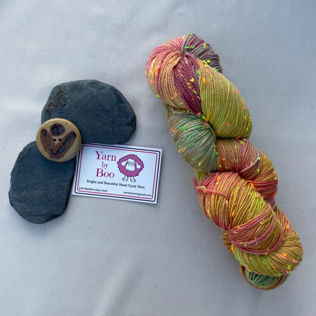 It’s Beginning to Look a Lot Like … - Hand Dyed 4ply Yarn With Neon ...