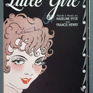 Little Girl 1931 Vintage Sheet Music Madeline Hyde and Francis Henry ...