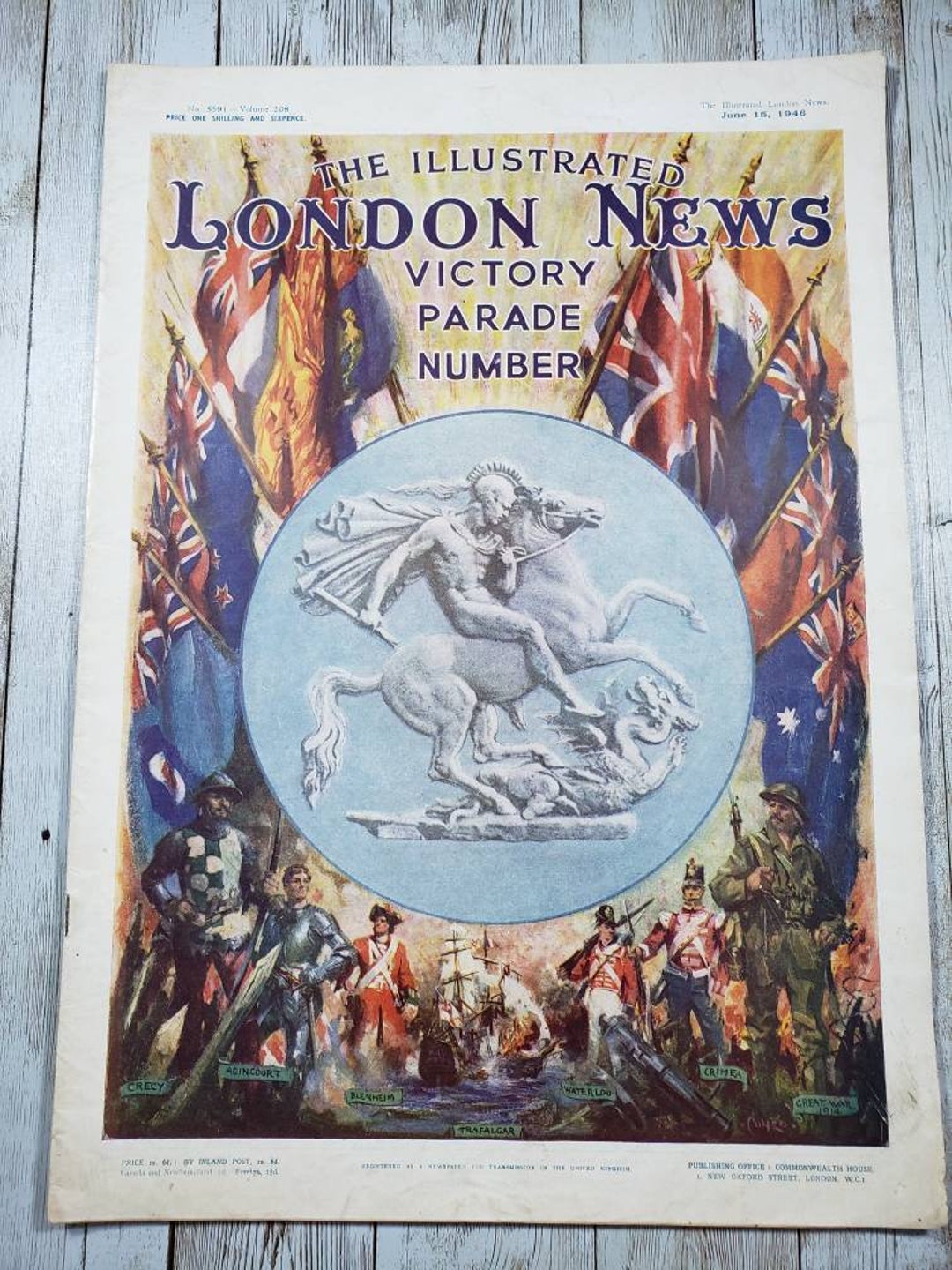 Illustrated London News Magazine WWII Victory Parade Number June 15 ...