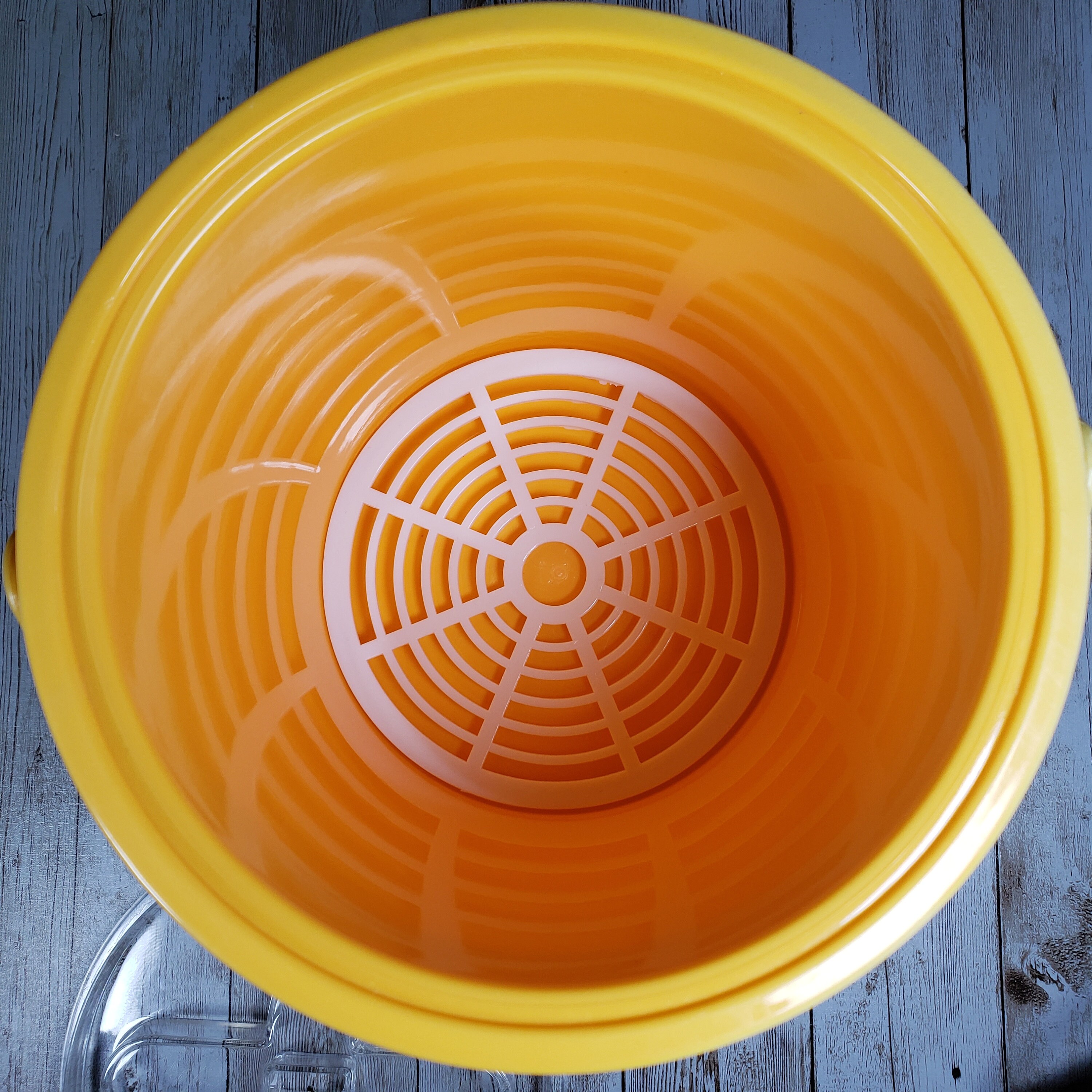 Yellow Drulane Ice Bucket With Lid Handle Insert Tongs Four - Etsy