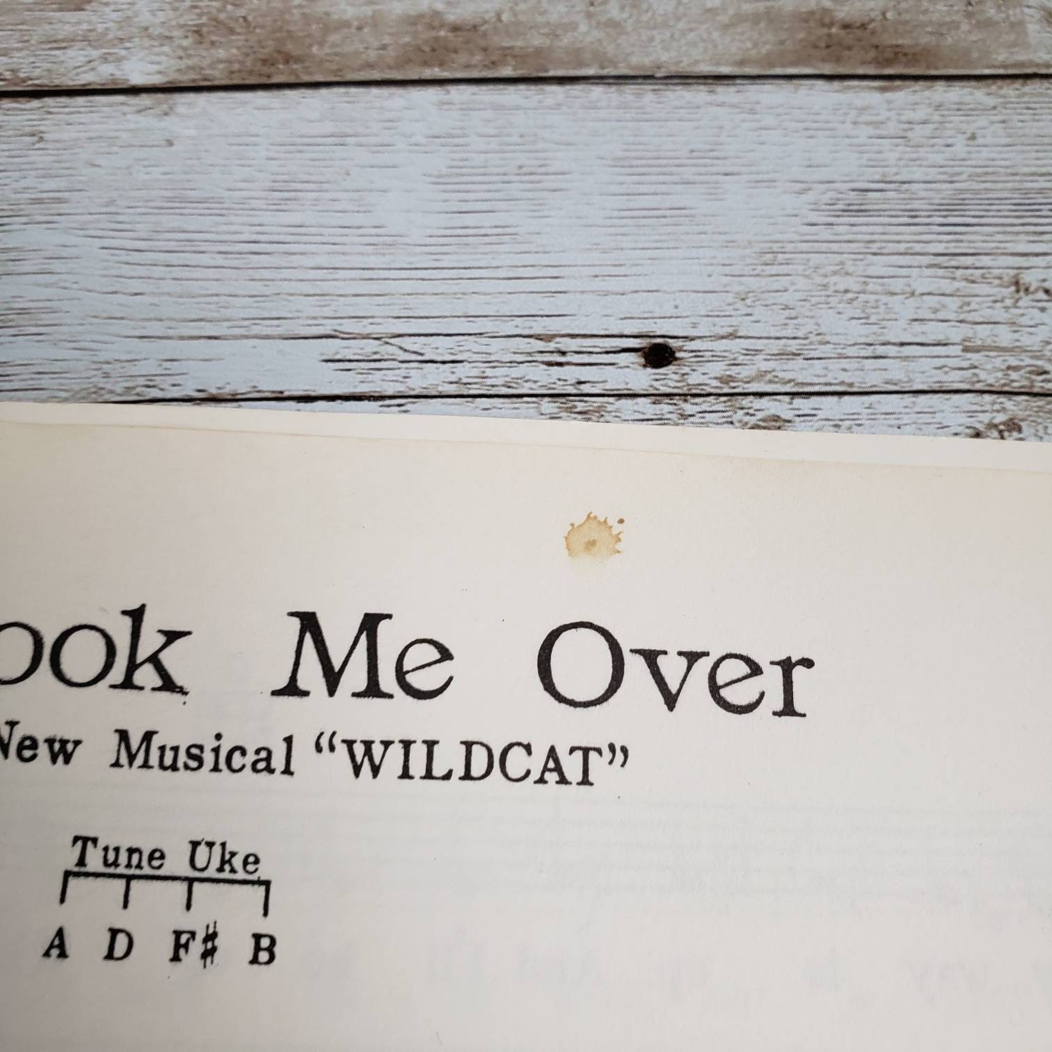 Hey, Look Me Over Sheet Music From Wildcat | Lucille Ball Musical ...
