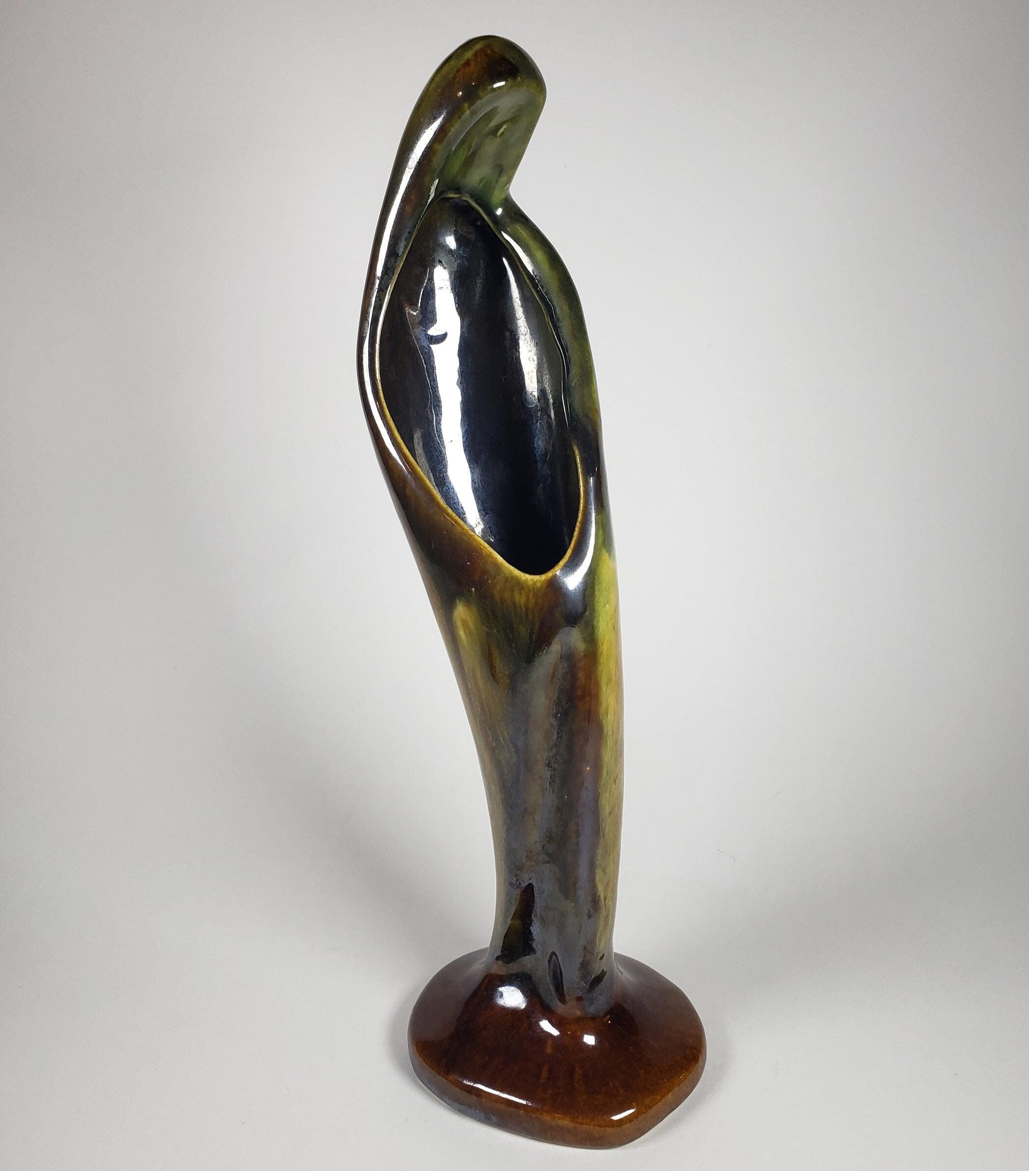 Elwill Pottery Virgin Mary Minimalist Sculpture Holy Madonna Vase ...