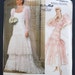 Bridal Gown Vogue Sewing Pattern 1826 Size 14 Wedding Dress 1986 Retro ...