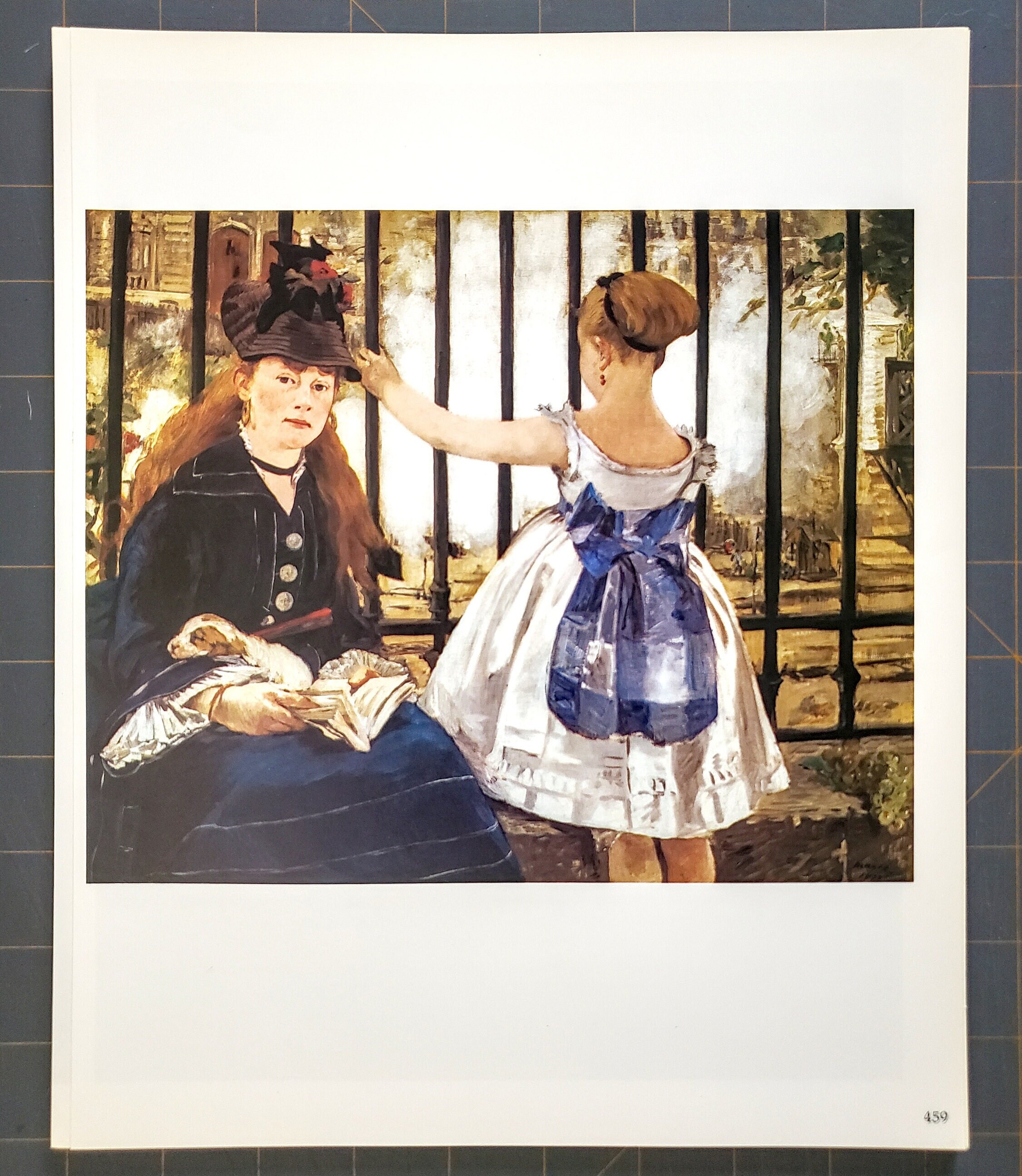 The Railway by Edouard Manet Book Plate 19th Century 9.25 X 11.5 1975 ...