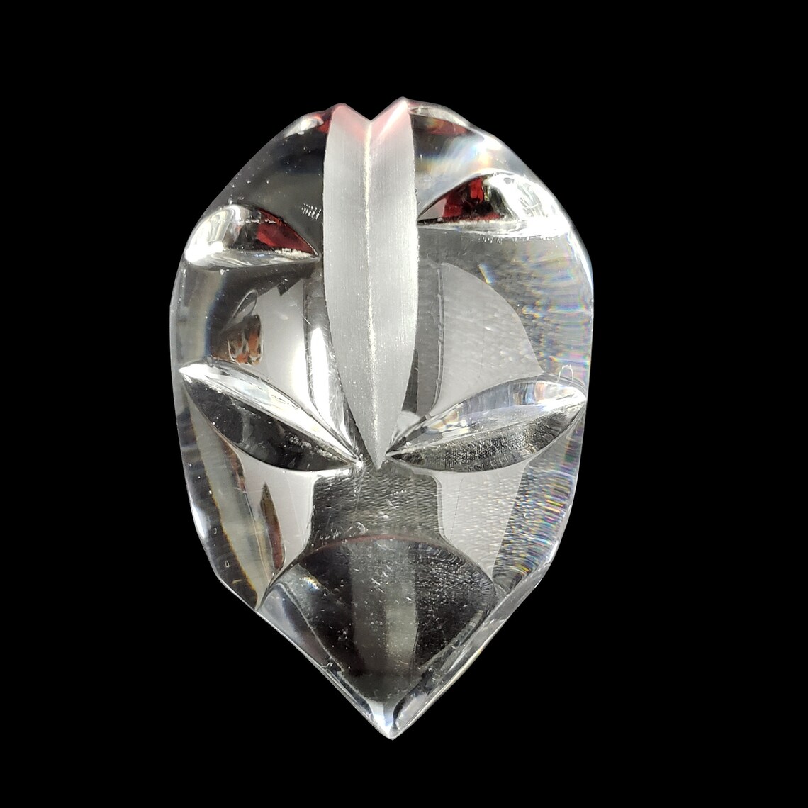 Spode Crystal Teardrop Paperweight Art Glass Mouse or - Etsy