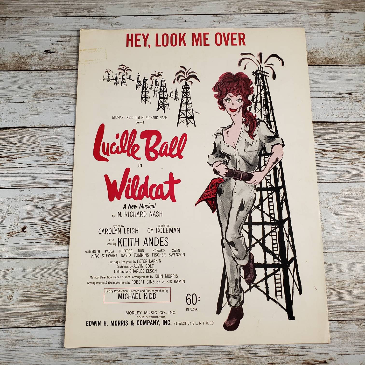 Hey, Look Me Over Sheet Music From Wildcat | Lucille Ball Musical ...