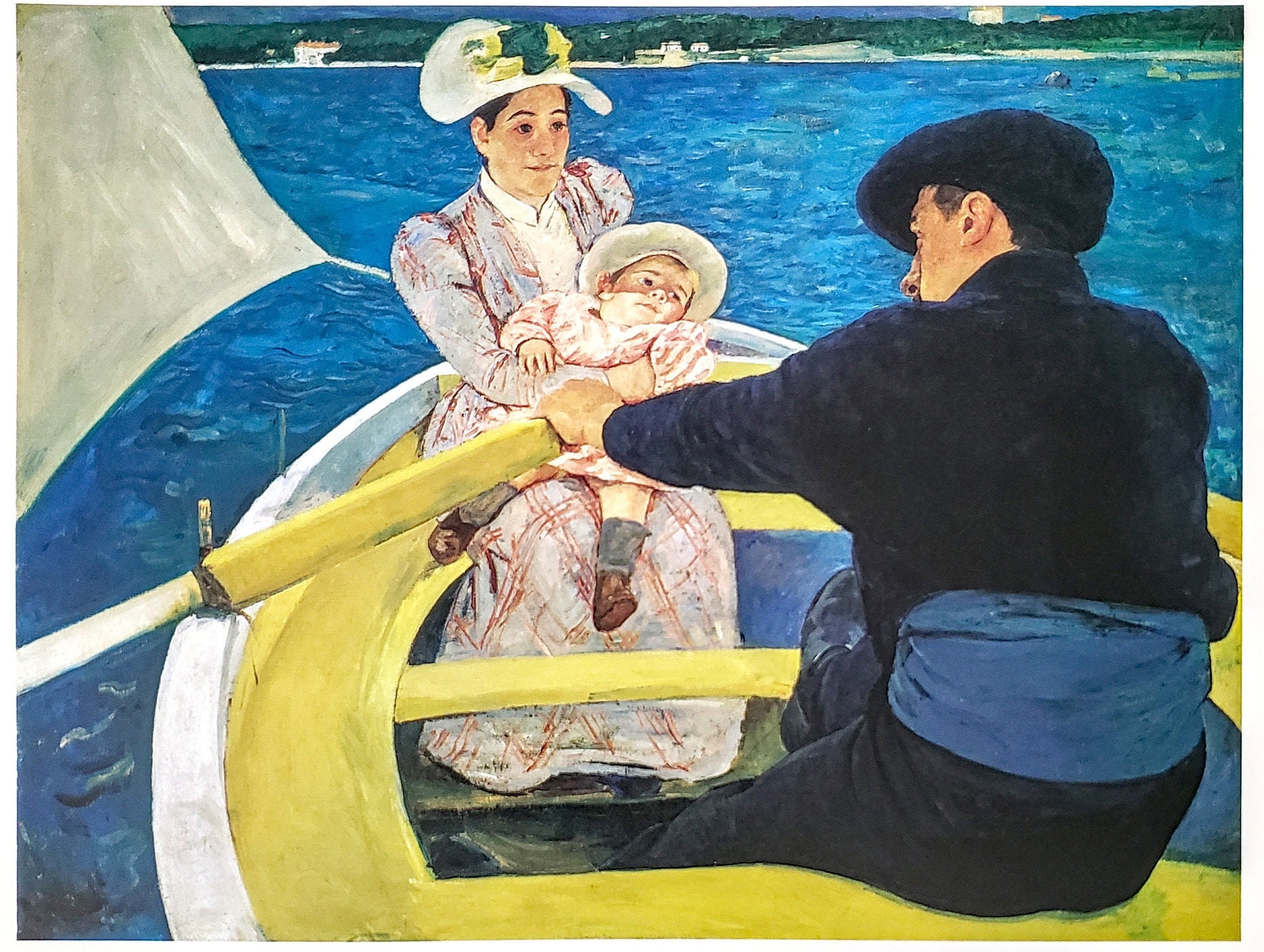 The Boating Party by Mary Cassatt Book Plate 19th Century 9.5 X 11.5 ...