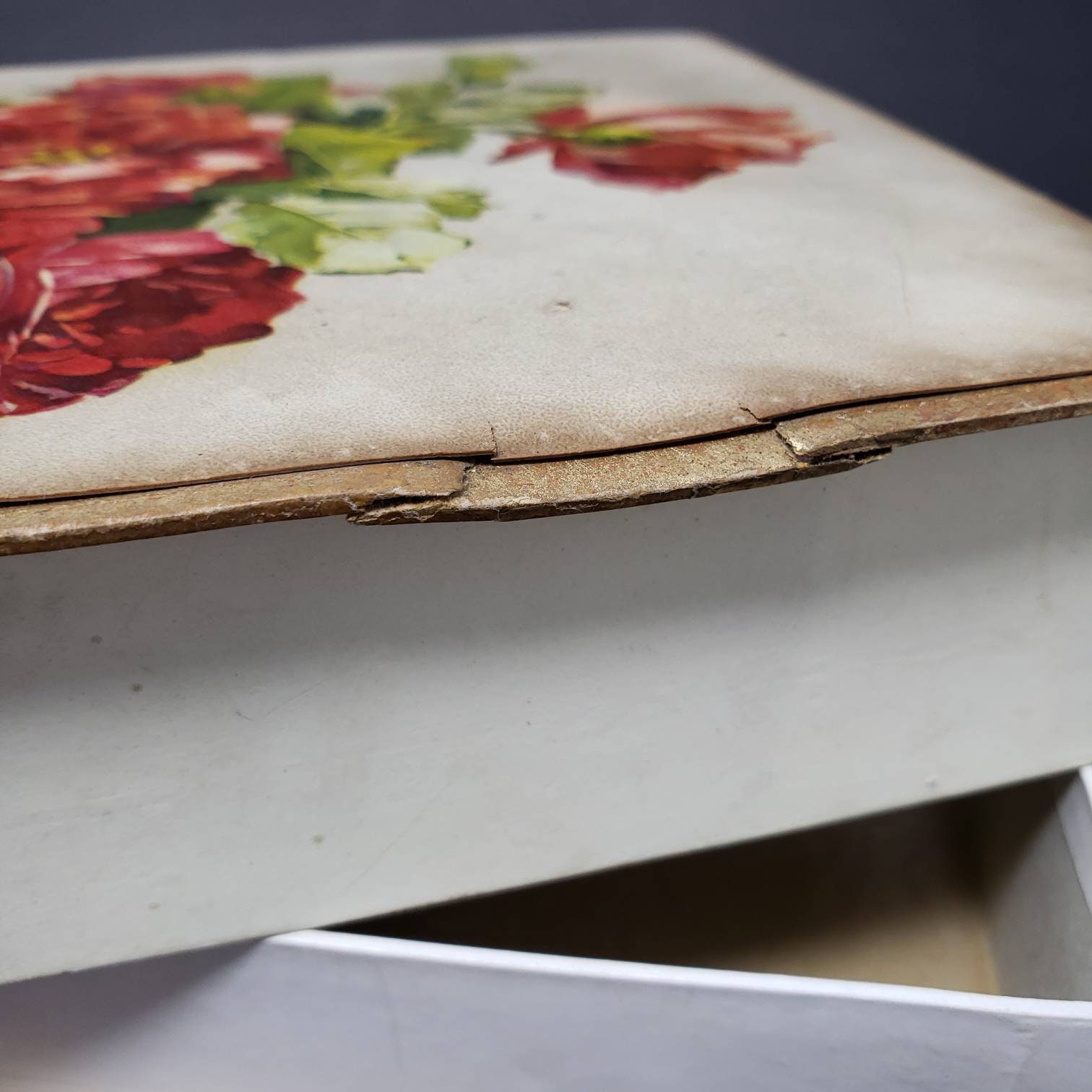 Antique J S Fry & Sons Chocolate Box With Roses Collectible - Etsy
