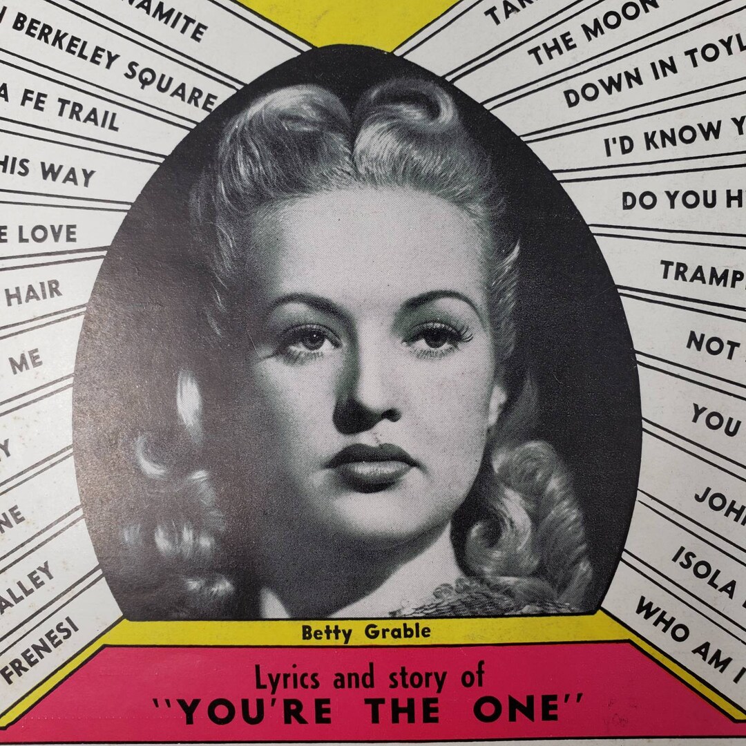 Song Hits Magazine February 1941 | Movie Song Lyrics | Betty Grable ...