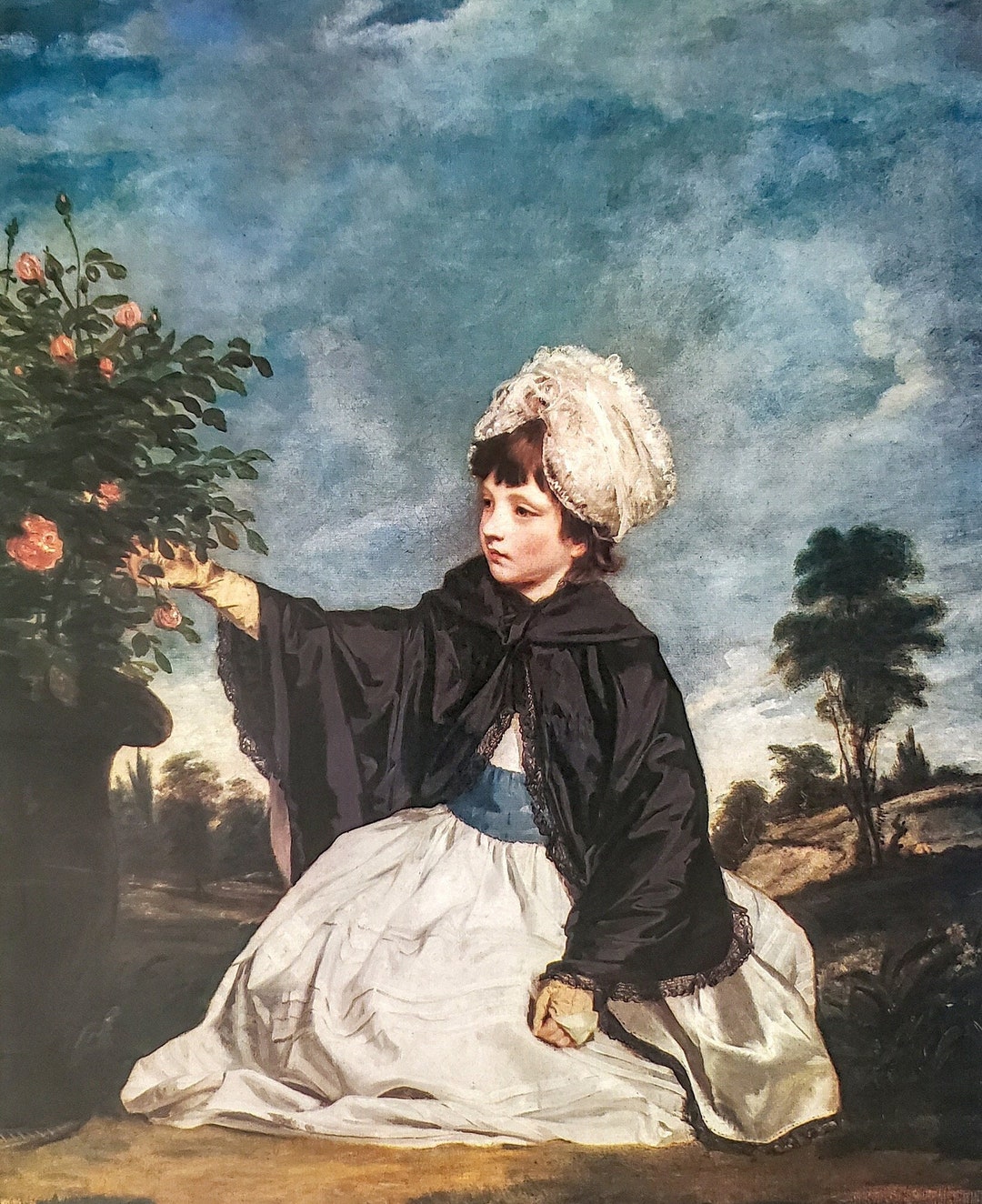 Lady Caroline Howard by Sir Joshua Reynolds Book Plate 18th Century 9.5 ...