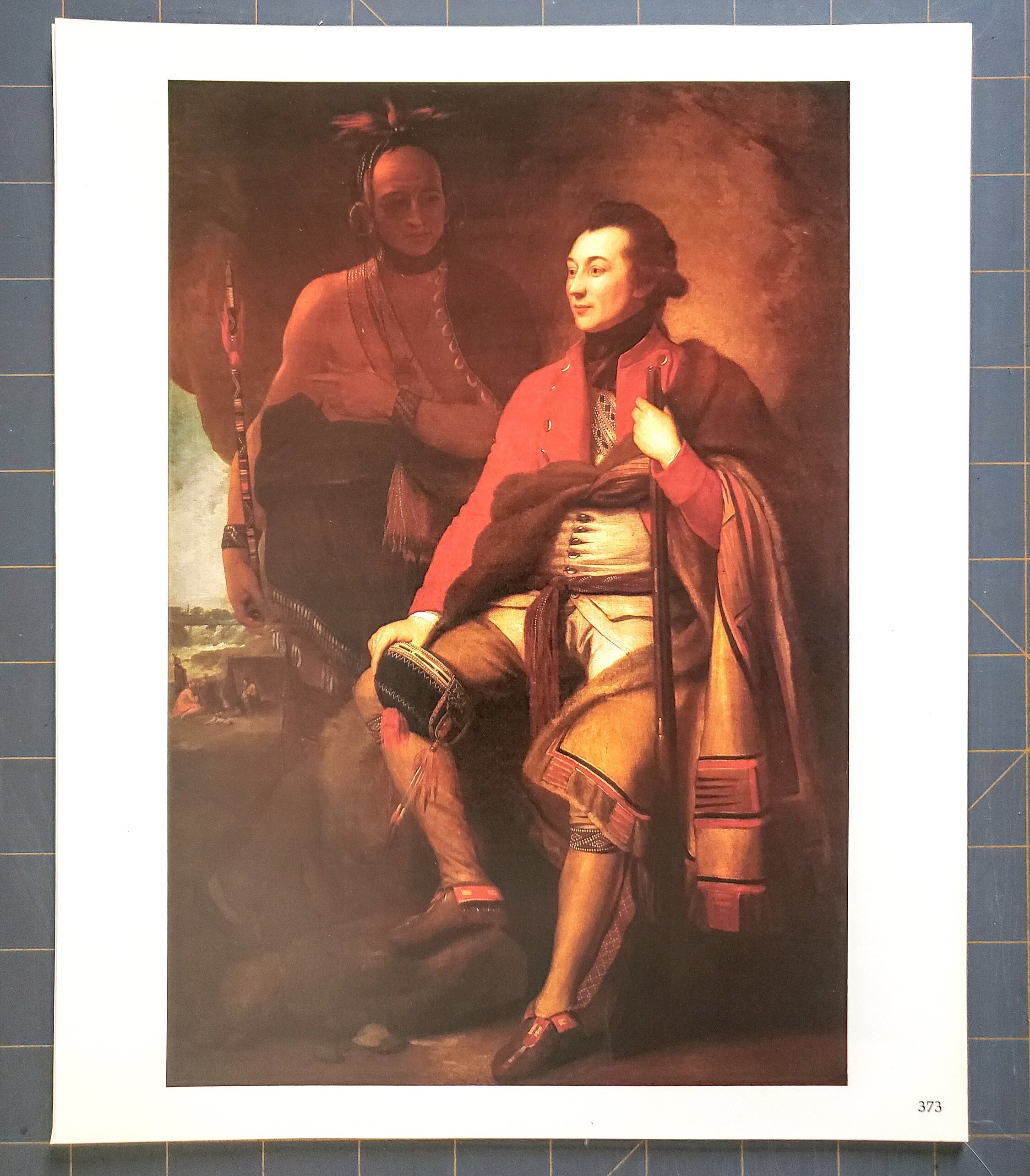 Colonel Guy Johnson and Karonghyontye by Benjamin West Book - Etsy