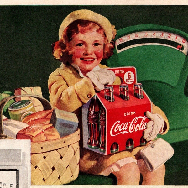 Coca Cola Ad - Etsy