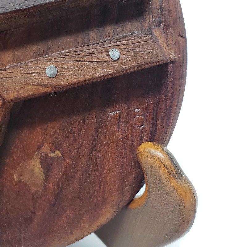 Hand-carved Round Wooden Trivet With Floral Design and White - Etsy