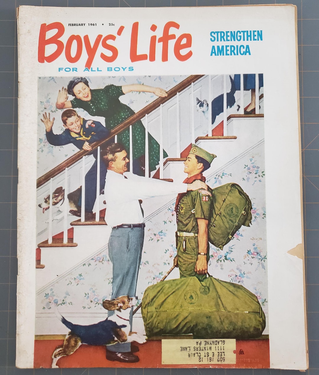 Boys Life Magazine February 1961 Strengthen America Vintage Boy Scouts ...