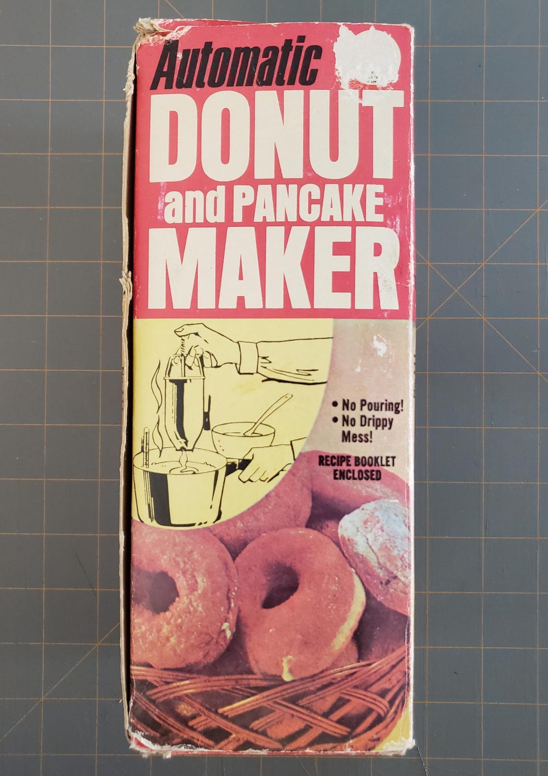 Vintage Automatic Donut and Pancake Maker With Original Box Aluminum ...