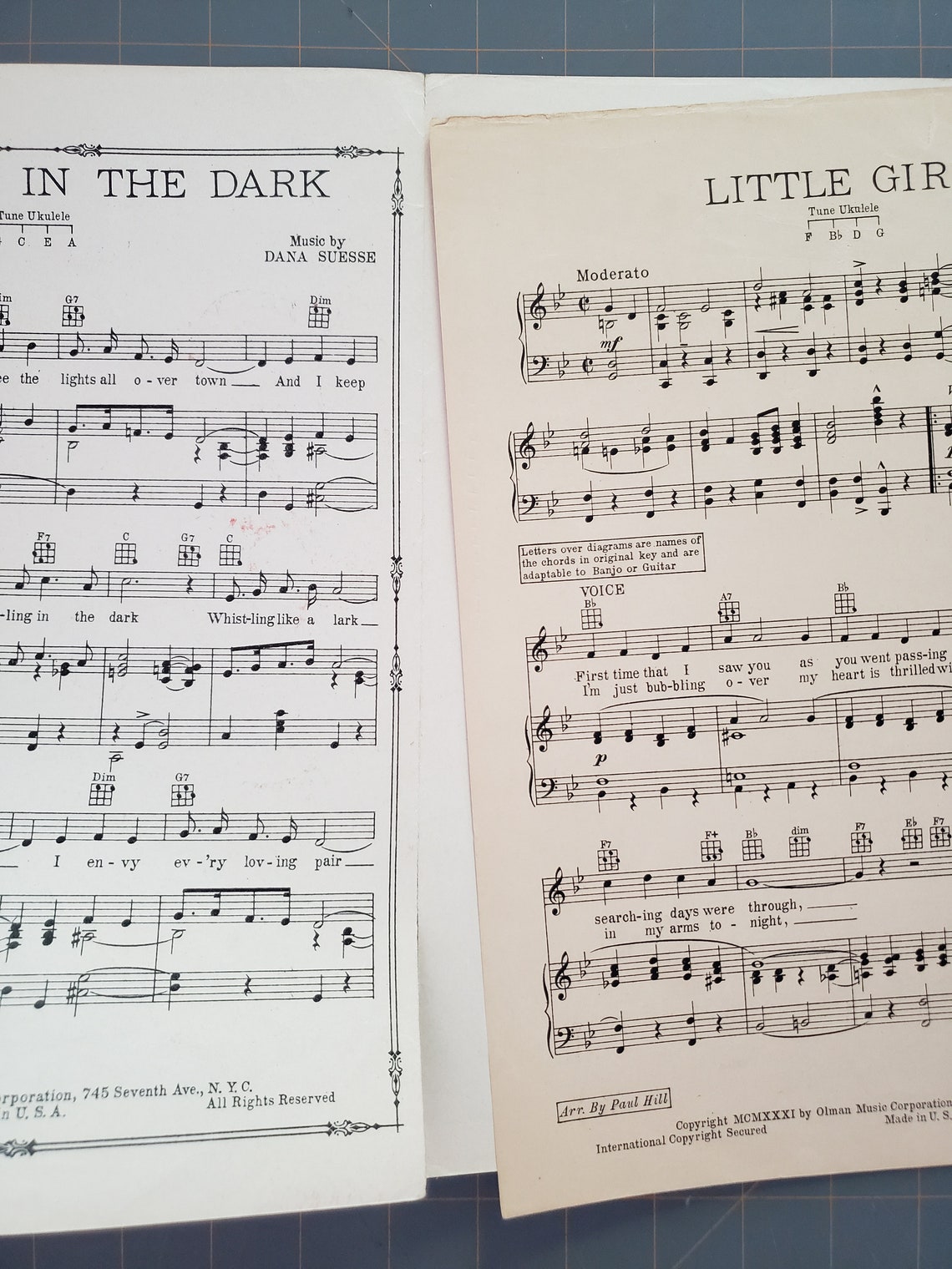 Little Girl 1931 Vintage Sheet Music Madeline Hyde and Francis Henry ...