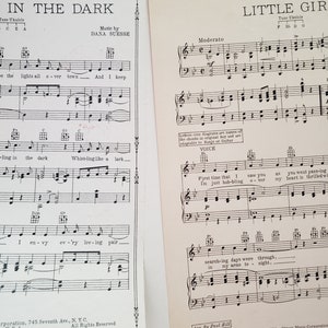Little Girl 1931 Vintage Sheet Music Madeline Hyde and Francis Henry ...