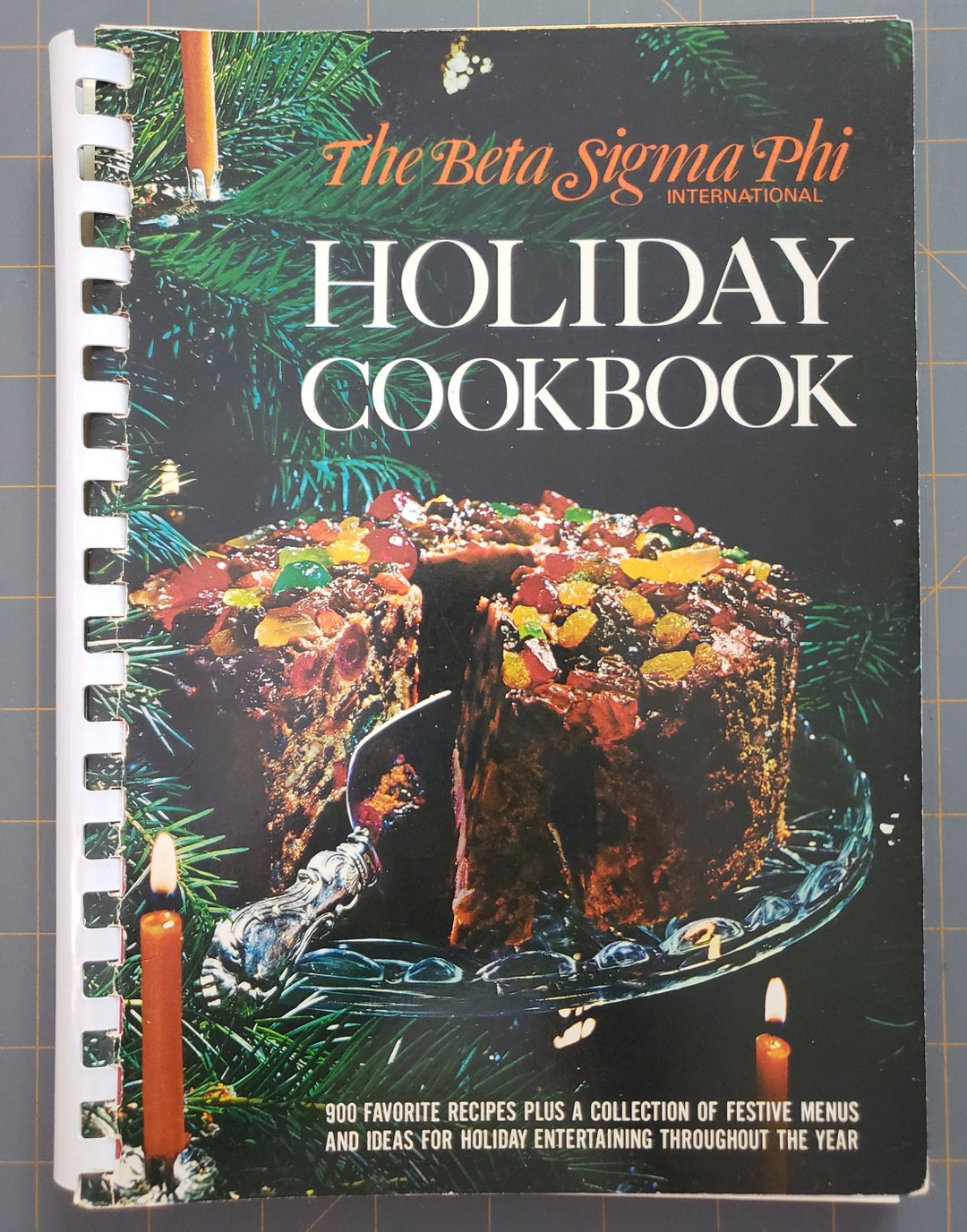 The Beta Sigma Phi Holiday Cookbook 1971 Comb Bound Paperback Recipes ...