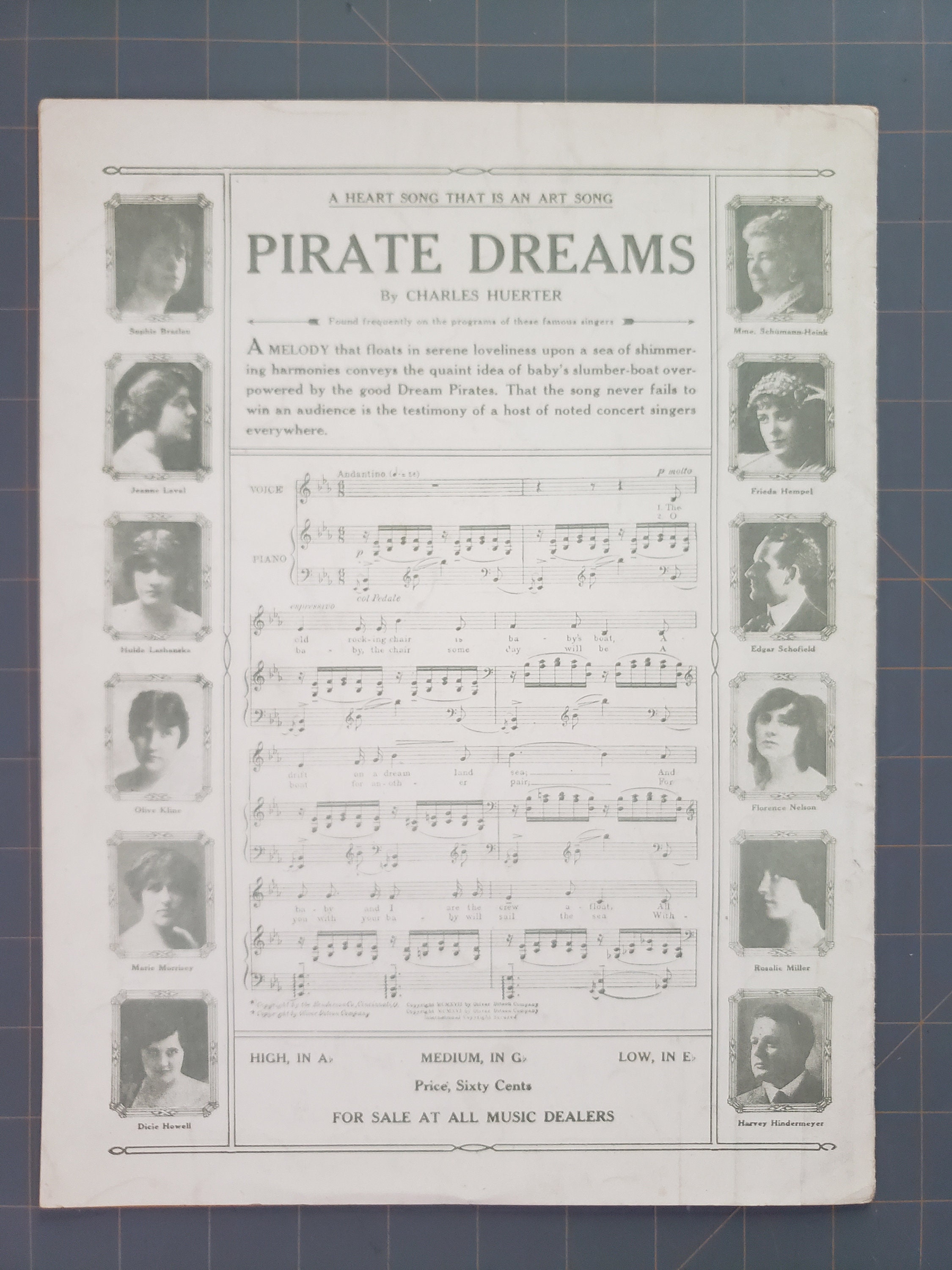At Dawning I Love You 1924 Antique Sheet Music by Charles Wakefield ...
