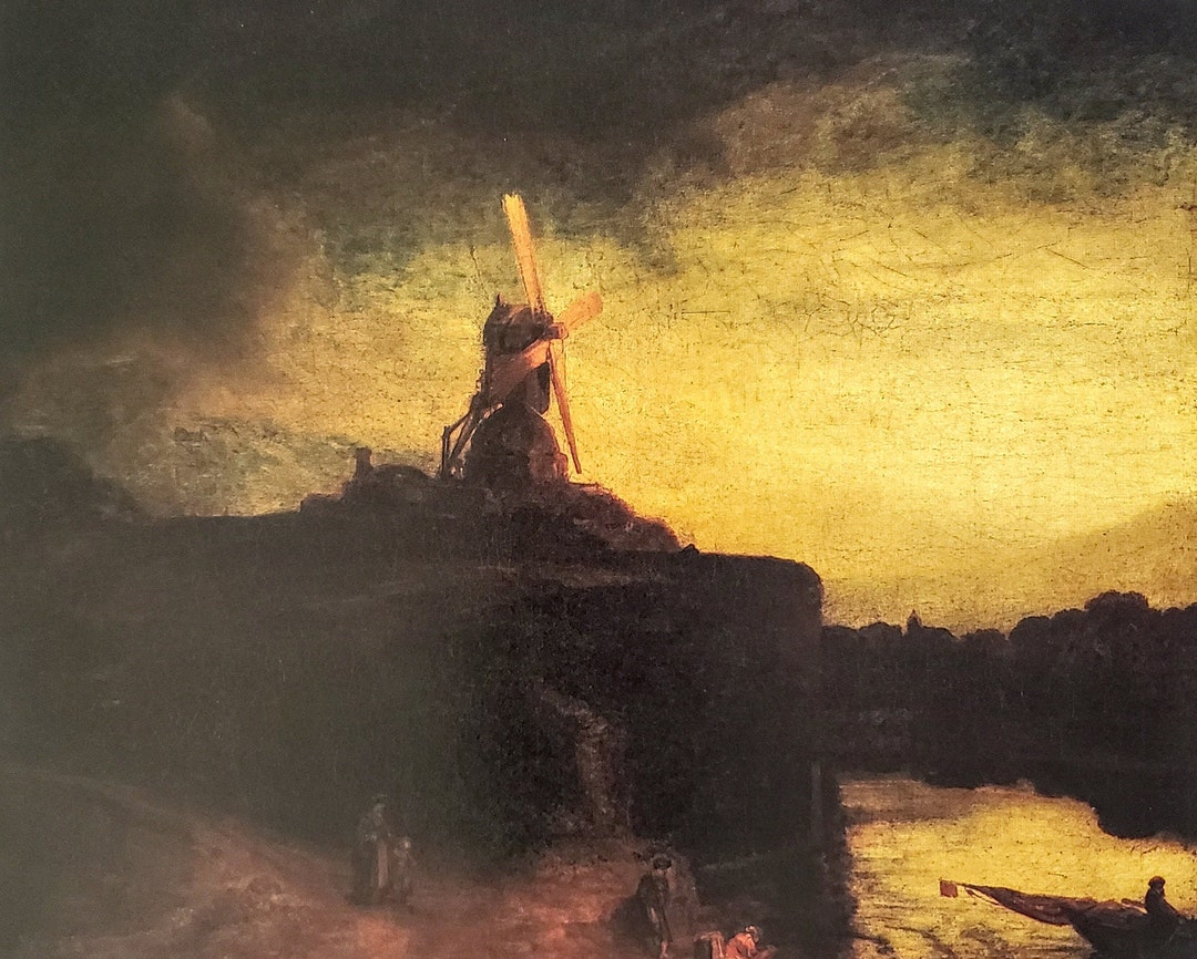 The Mill by Rembrandt Van Rijn Book Plate 17th Century 9.5 X 11.5 1975 ...