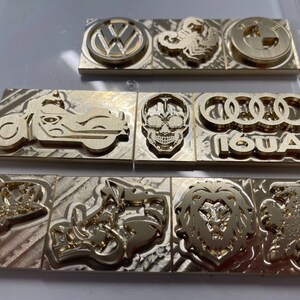 Custom Logo Cliche - Logo / Brand Stamp Seal - for Embossing ...