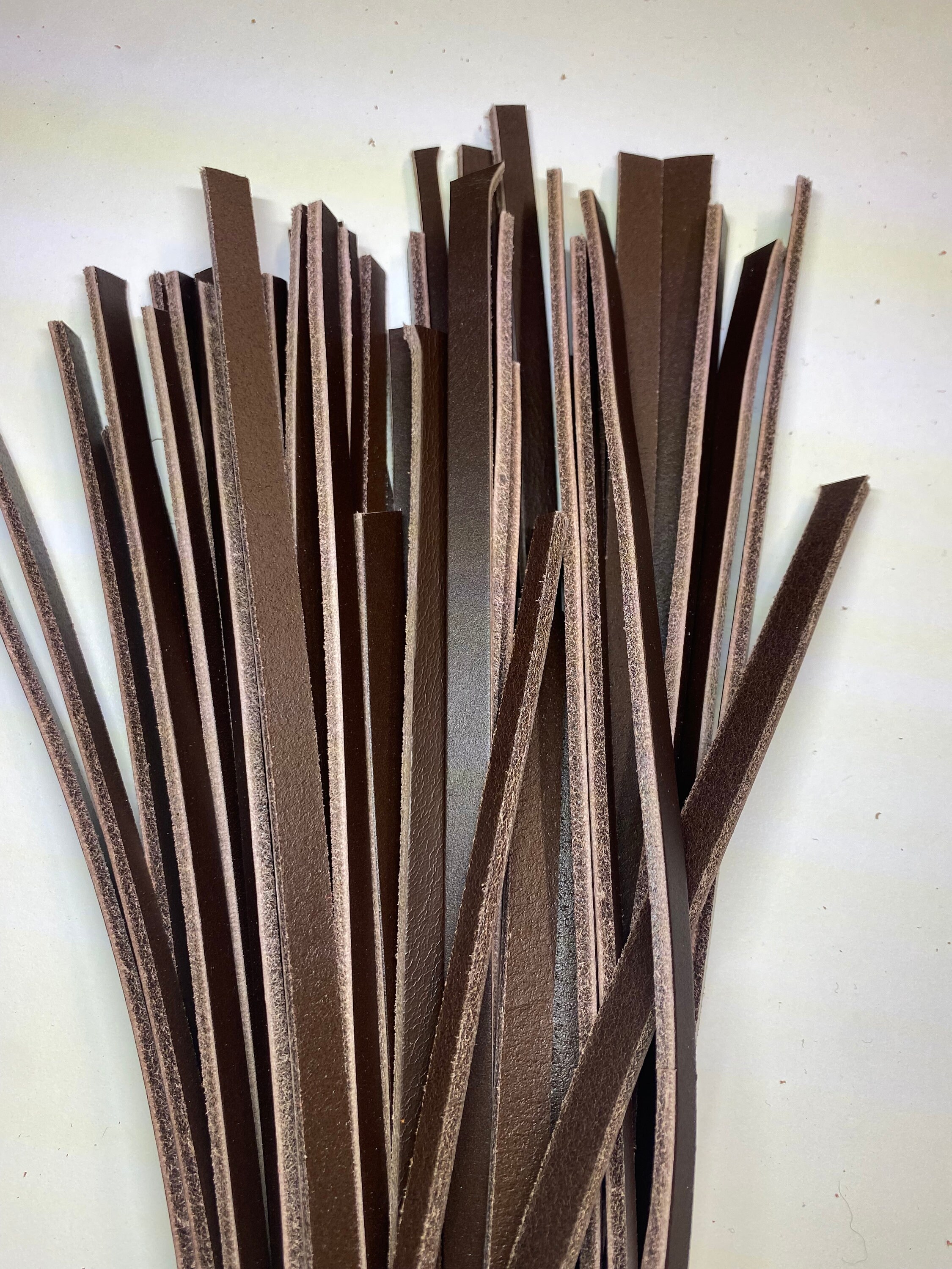 60cm 25" Genuine Leather Straps,real Leather Strips,leather Cord for ...