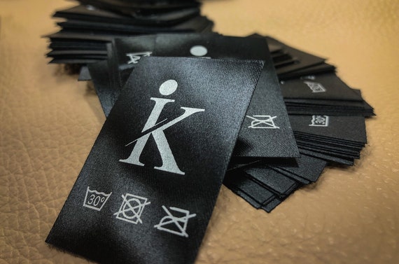 500 Pcs Custom Satin Labels Clothing Label Satin Custom | Etsy