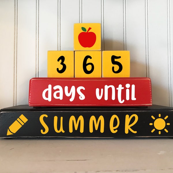 Countdown Blocks - Etsy