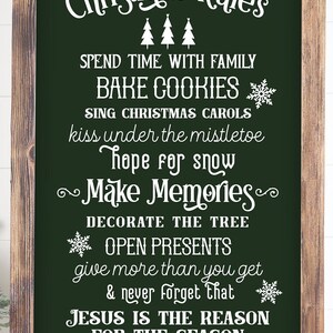 Christmas Rules Wood Sign, Rustic Holiday Decor (20” X 33” Inch) - Etsy