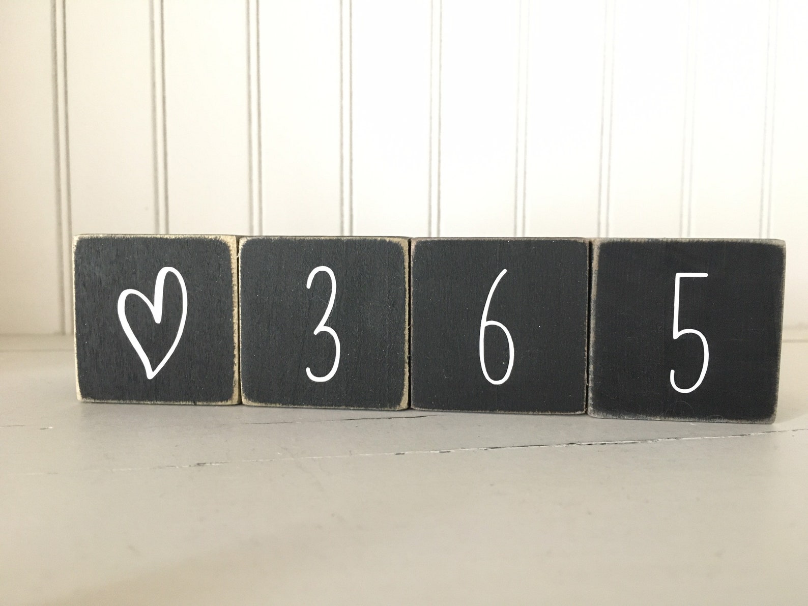 365 Days Anniversary Countdown Countdown Blocks for - Etsy