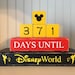365 Days Disney Countdown, Disney Word Planner Blocks, Custom Disney ...