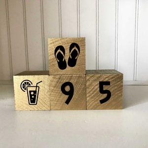 365 Days Until Retirement Countdown, Countdown Blocks for Retirement ...