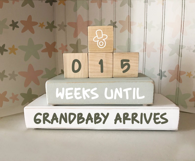 365 Days Until We Are Grandparents Countdown, Grandbaby, Grandma ...