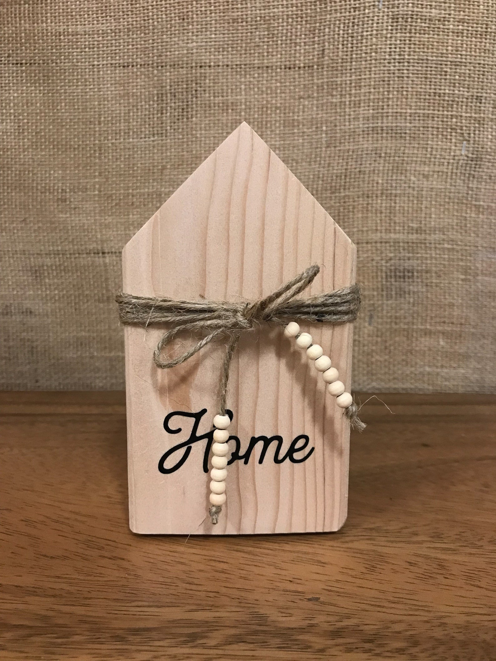 3 Wooden Houses Wood House Sign Small Houses Home Sweet - Etsy