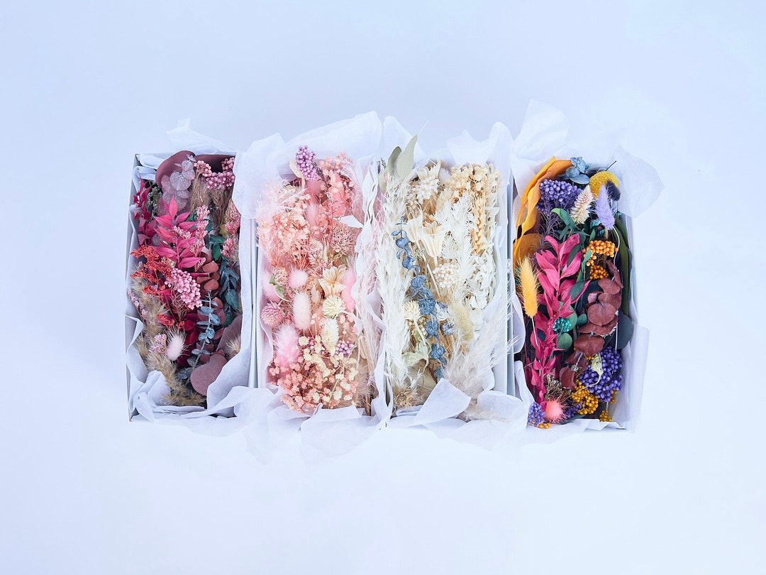 Mixed Dried Flower Confetti Box for DIY Centerpieces With Floral Foam ...