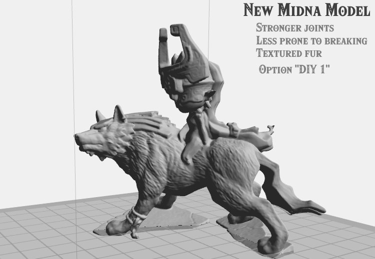 Zelda Twilight Princess Wolf Link and Midna Statue - Etsy